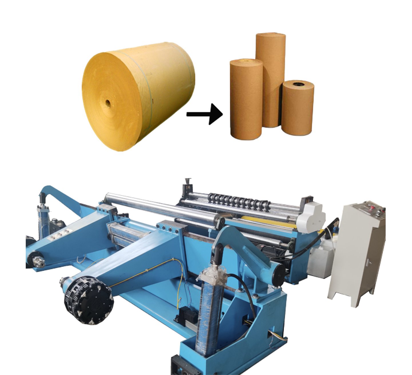Economic Paper Slitter and Rewinder