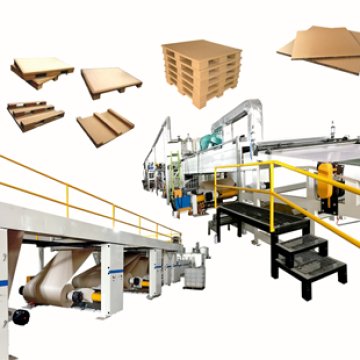 Fully-honeycomb-panel-production-line